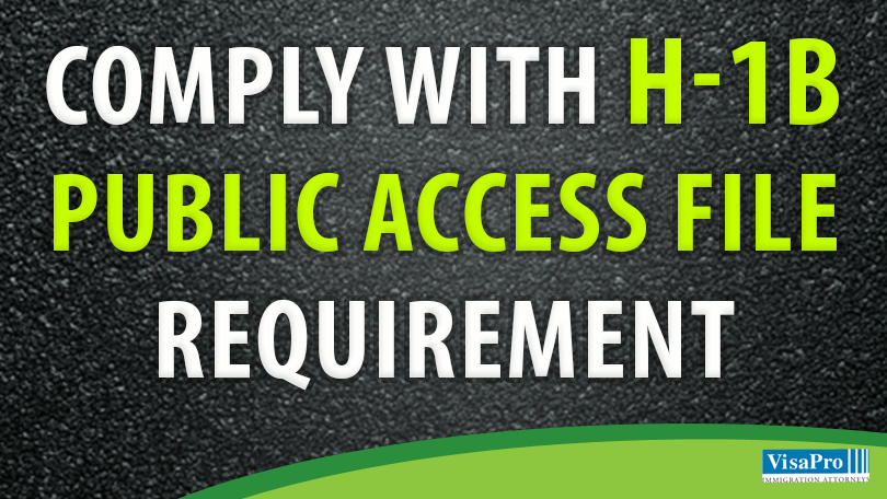 How To Comply With LCA Public Access File Requirement