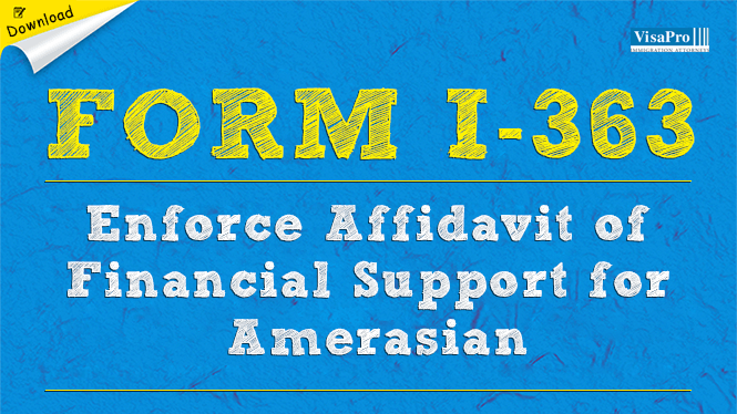 Form I-363 - Request To Enforce Affidavit of Financial Support And ...