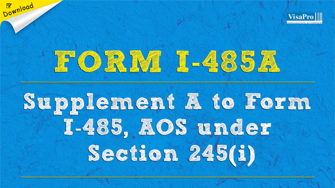 Supplement A To Form I-485, Application to Register Permanent Resident ...