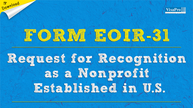 Form EOIR-31: Respondent's Cancellation and Adjustment Application
