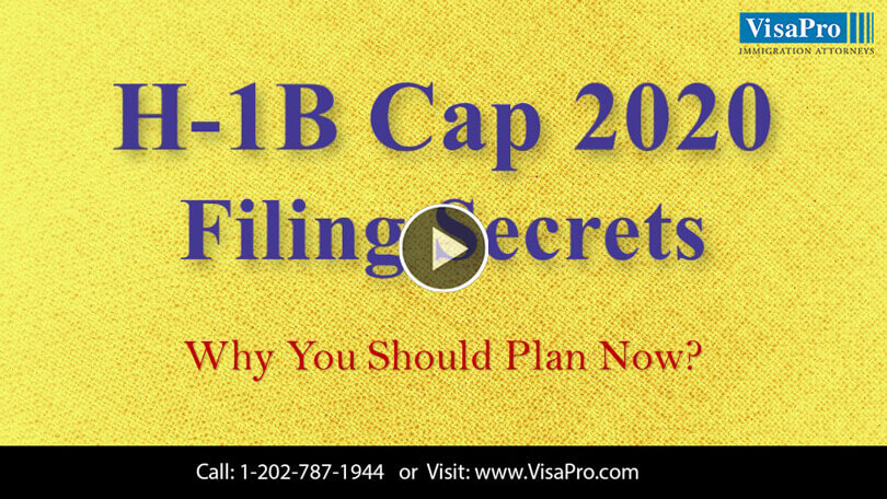 Top 5 H1B Cap 2019 Filing Secrets From US Immigration Lawyer