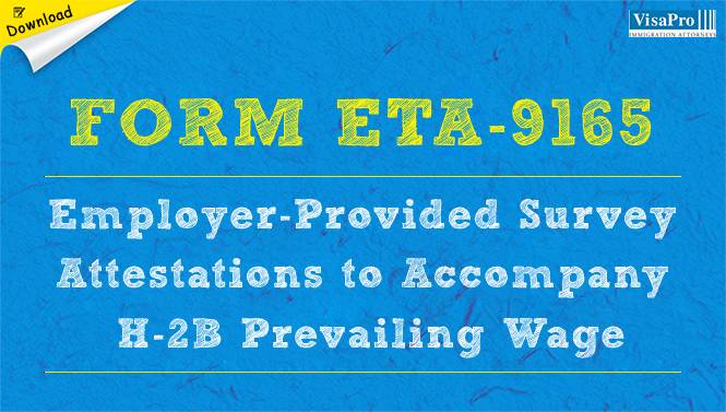 Form ETA-9165 - H-2B Form Download